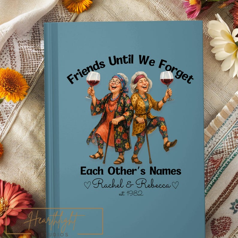 Personalized Best Friends Journal, Funny Friendship Memory Book ...