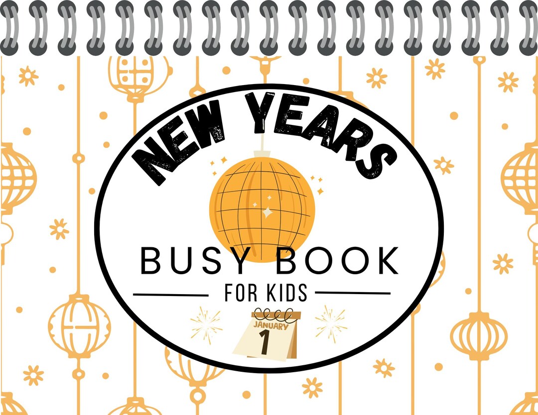 New Year Learning Binder | Printable Busy Book | Preschool ...