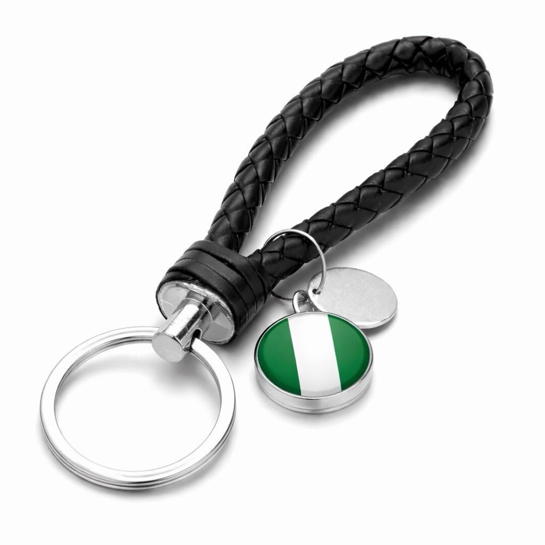 Keyring With Nigerian Flag, Leather Look – High Quality – Gift - Etsy