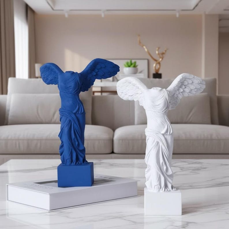 Roman Winged Victory Samothrace Statue, Victoria Goddess Figurine ...
