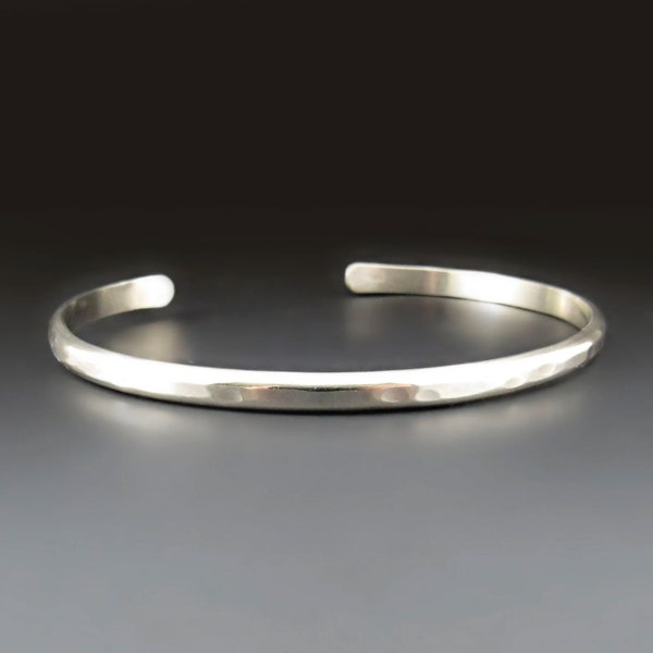 Solid Silver Cuff - Etsy
