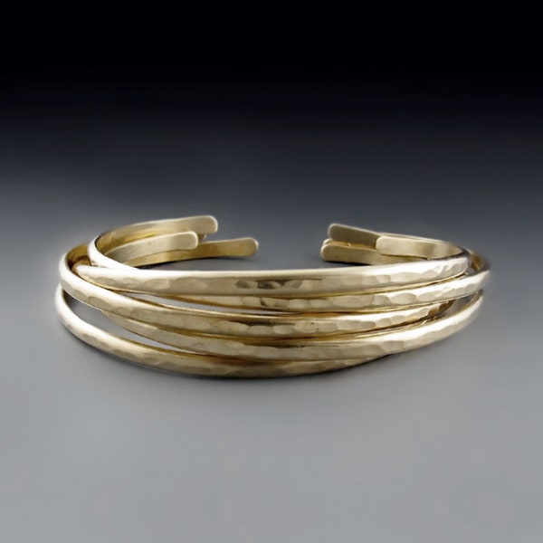 Cuff Bracelet Gold - Etsy