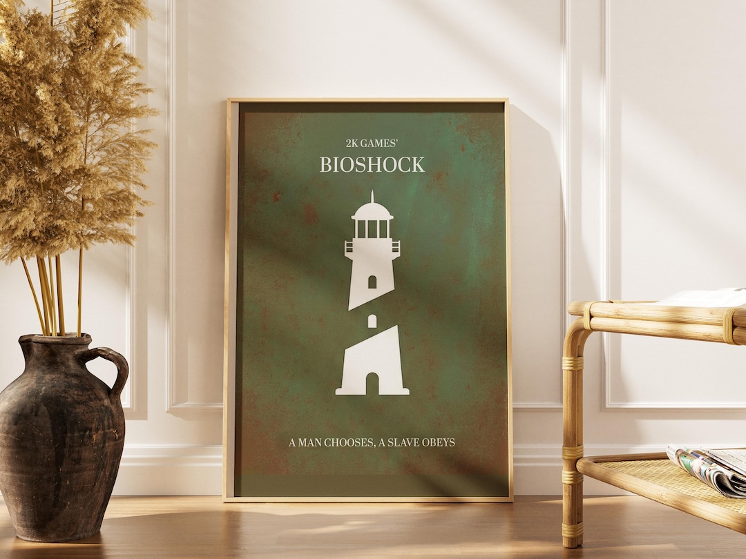 Bioshock Poster, Wall Art Decor, Gift Poster, Unframed Canvas Print ...