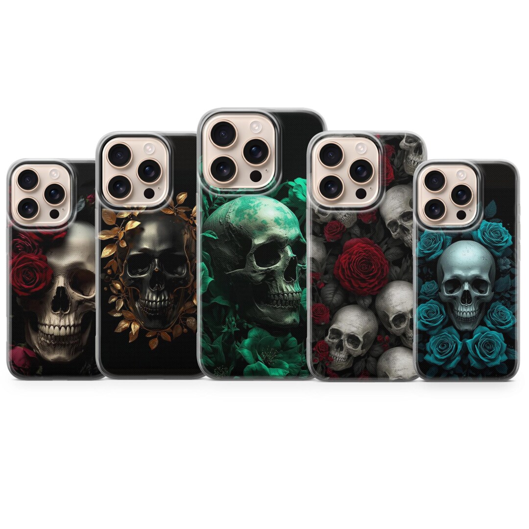 Skull Evil Death Phone Case Skeleton Protective Cover for iPhone 17 Pro ...