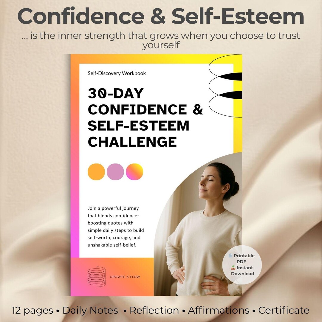 30-day Confidence & Self-esteem Challenge | Self-worth Boost | Daily ...