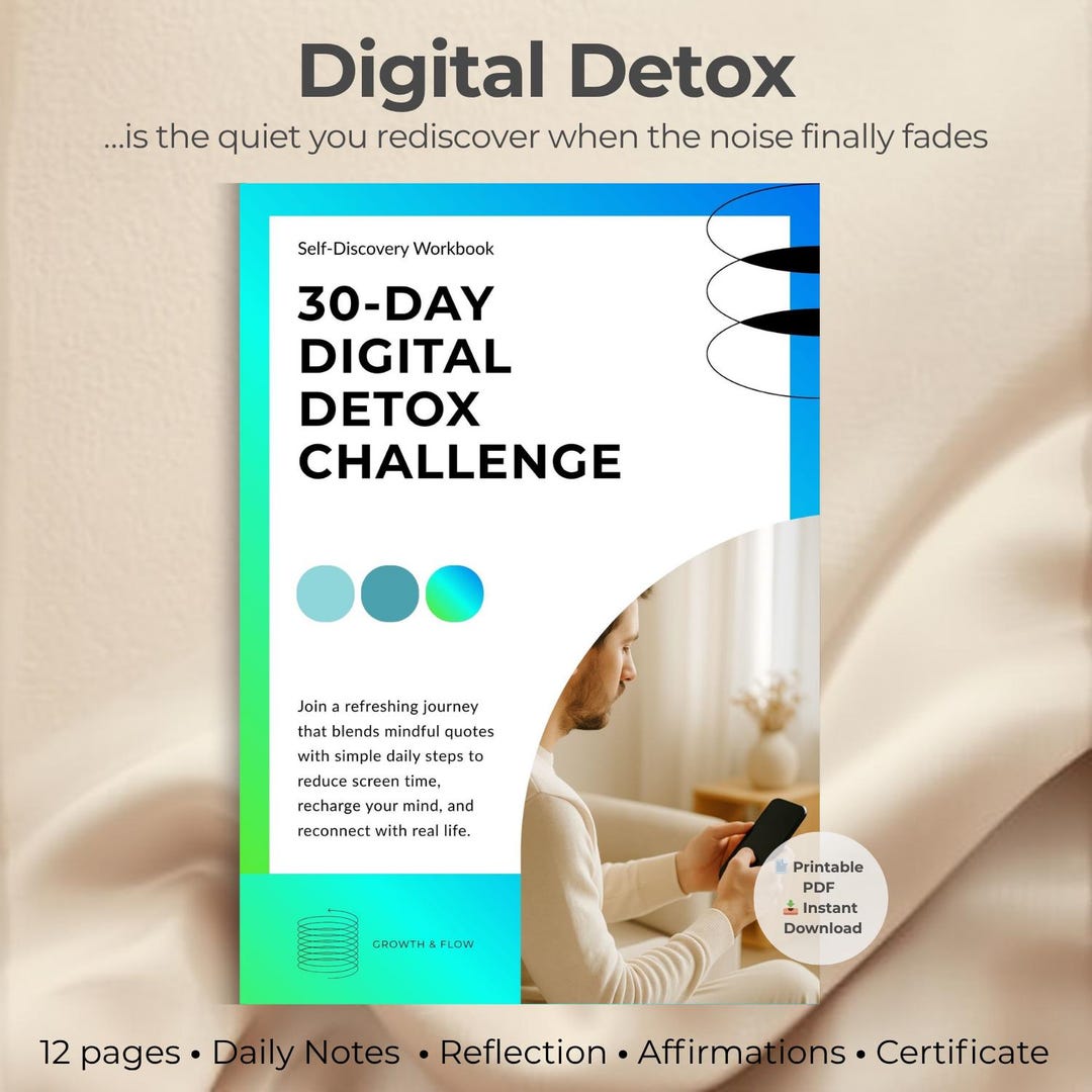 30-day Digital Detox Challenge | Screen-time Reset | Mindfulness ...