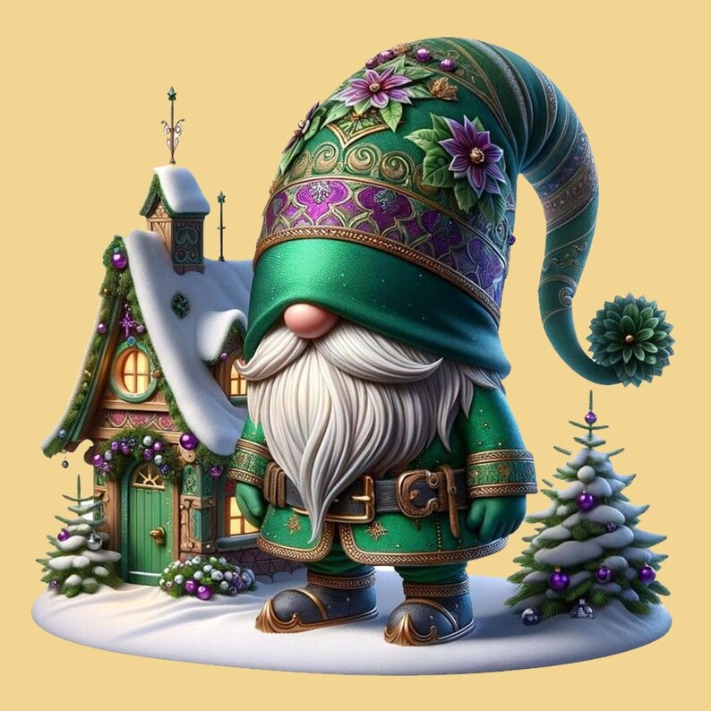 60+ Christmas Gnomes PNG Bundle, Holiday Clipart (digital Download) - Etsy