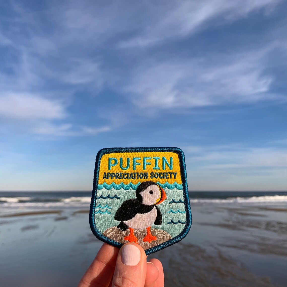 Puffin Appreciation Society Patch with optional membership | Etsy