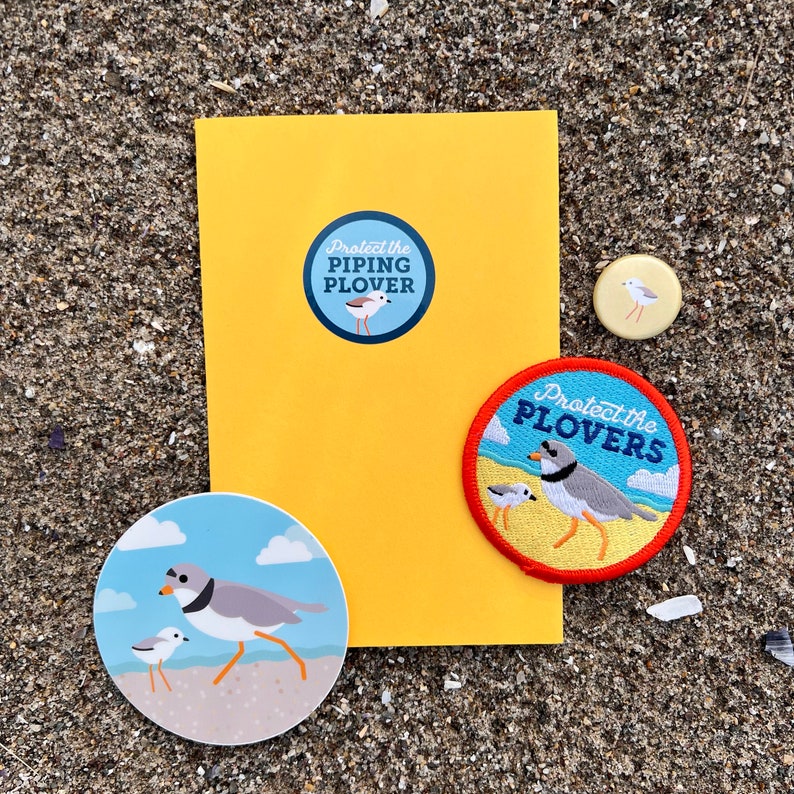 Protect the Plovers Iron-on Patch (with Optional Membership Kit) - Etsy