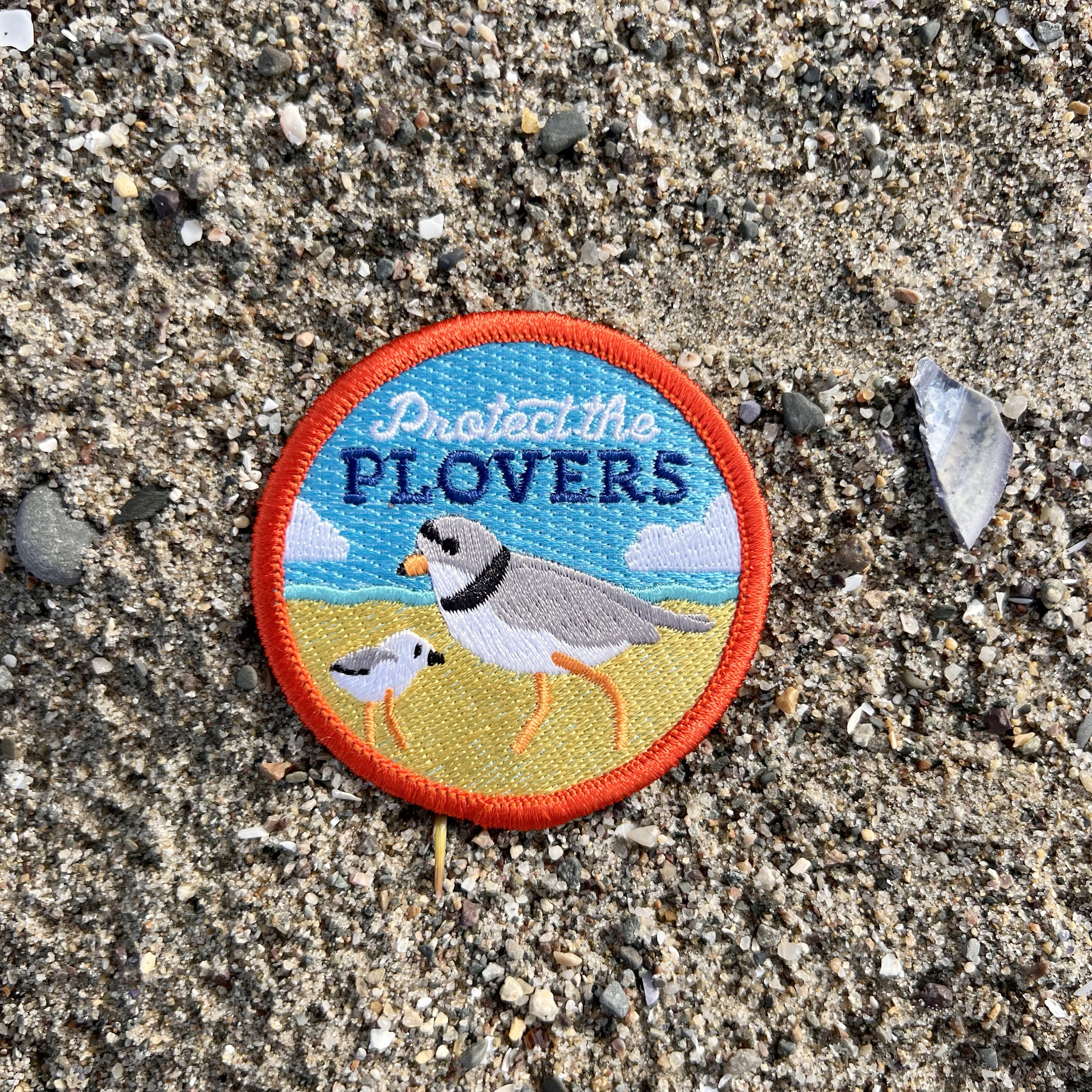 Protect the Plovers Iron-on Patch (with Optional Membership Kit) - Etsy