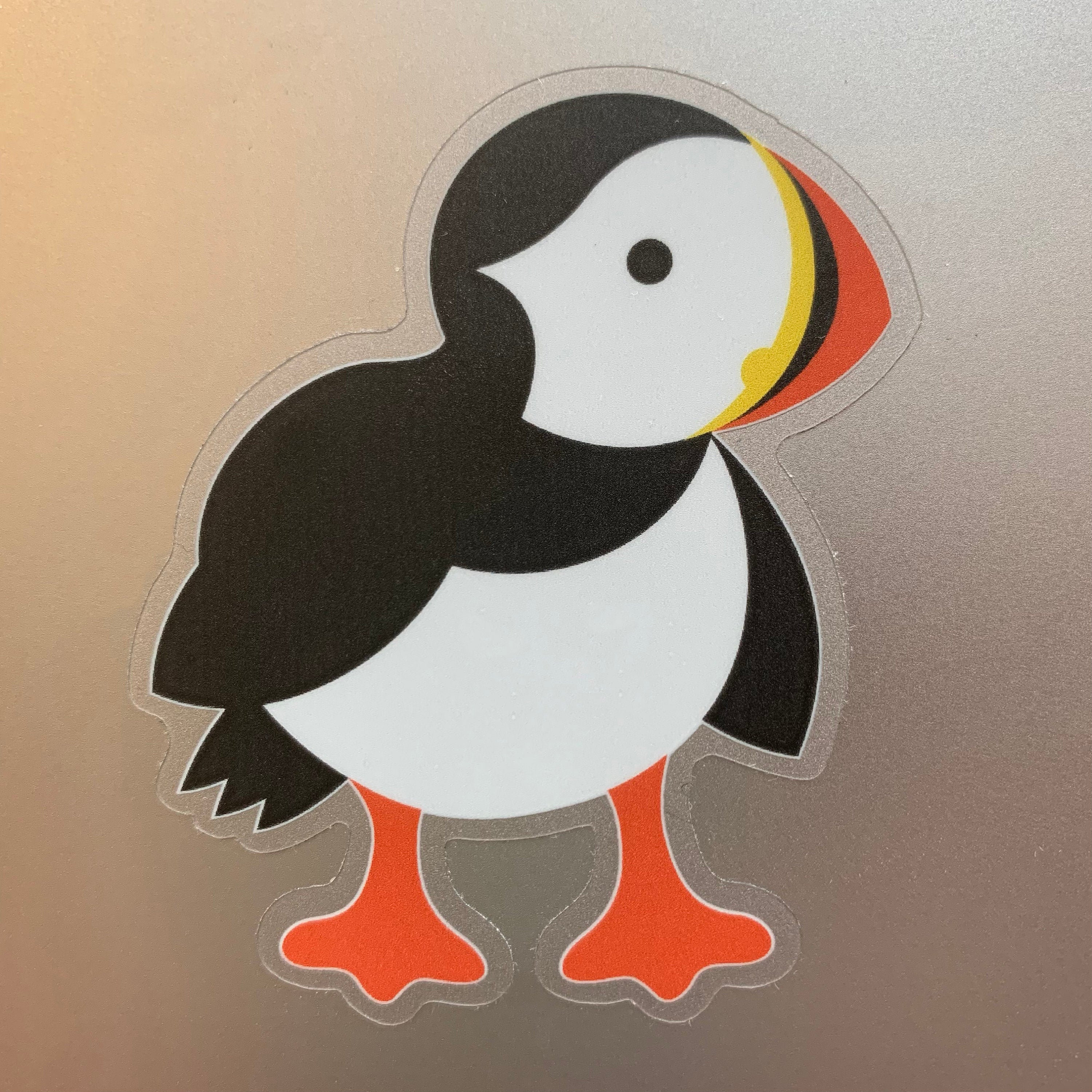 Puffin Sticker - Clear Vinyl - Etsy