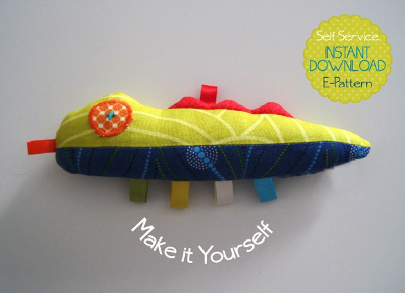 Lizard Rattle Stuffed Toy Sewing Pattern Printable Pdf File - Etsy Canada