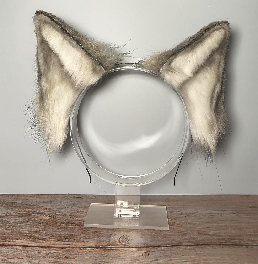 Realistic Gray Wolf/canine Poseable Ears, Handmade Headband - Etsy