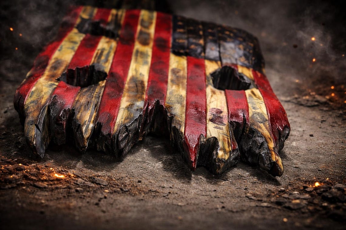 Tattered Wooden Flags - Etsy