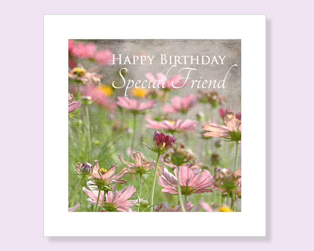 Friend Birthday Card | Special Friend Birthday Card for Her | Female ...
