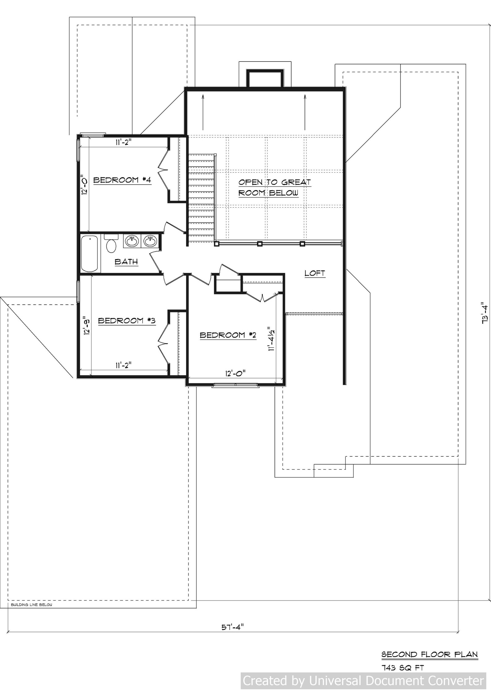 Full Set of Two Story 4-bedroom Building Plans 2819 Sq Ft | Etsy