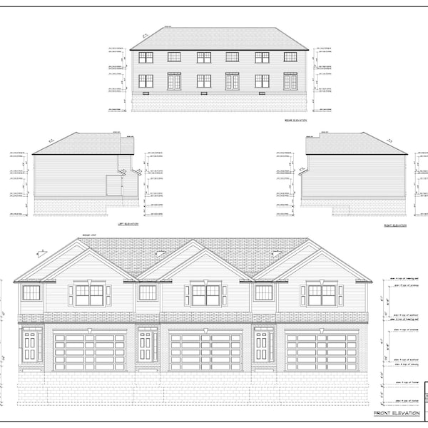 Triplex Plans - Etsy