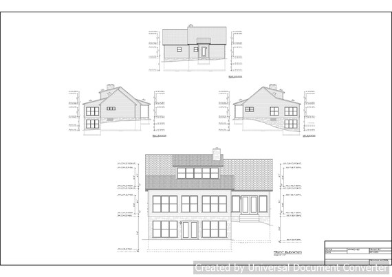 Full Set of Two Story 2-bedroom Building Plans 1558 Sq Ft - Etsy