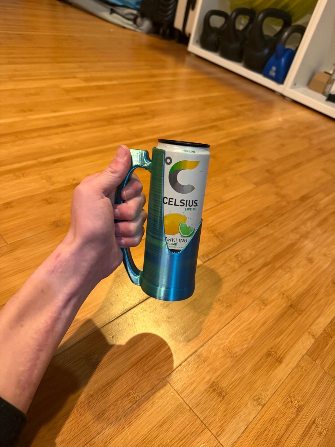 Personalized 3D Printed Skinny Can Holder With Handle - Etsy
