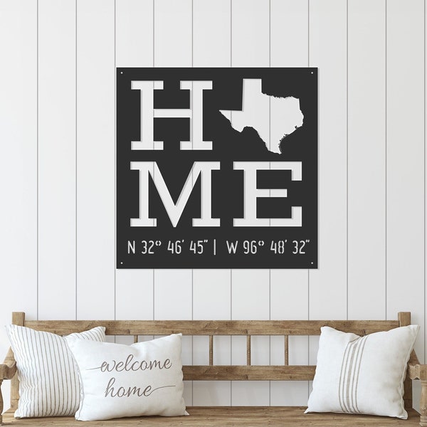 Home State Sign - Etsy