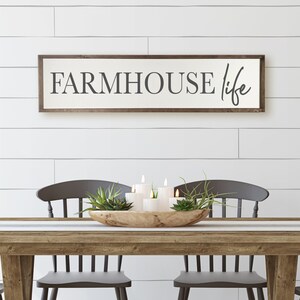 Farm House Decor Dining Room Sign Kitchen Farmhouse Sign Kitchen Farm ...