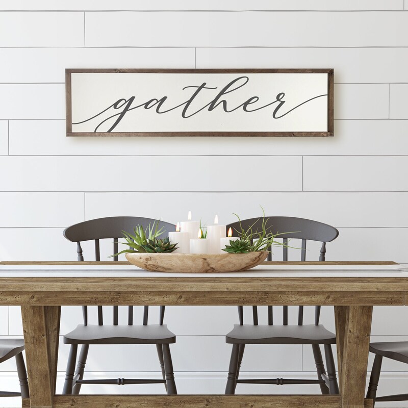Gather Sign for Dining Room - Etsy