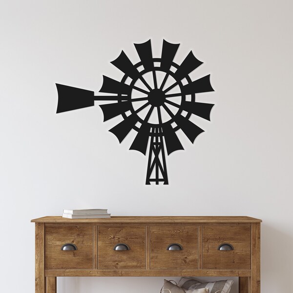 Windmill Wall Decor - Etsy