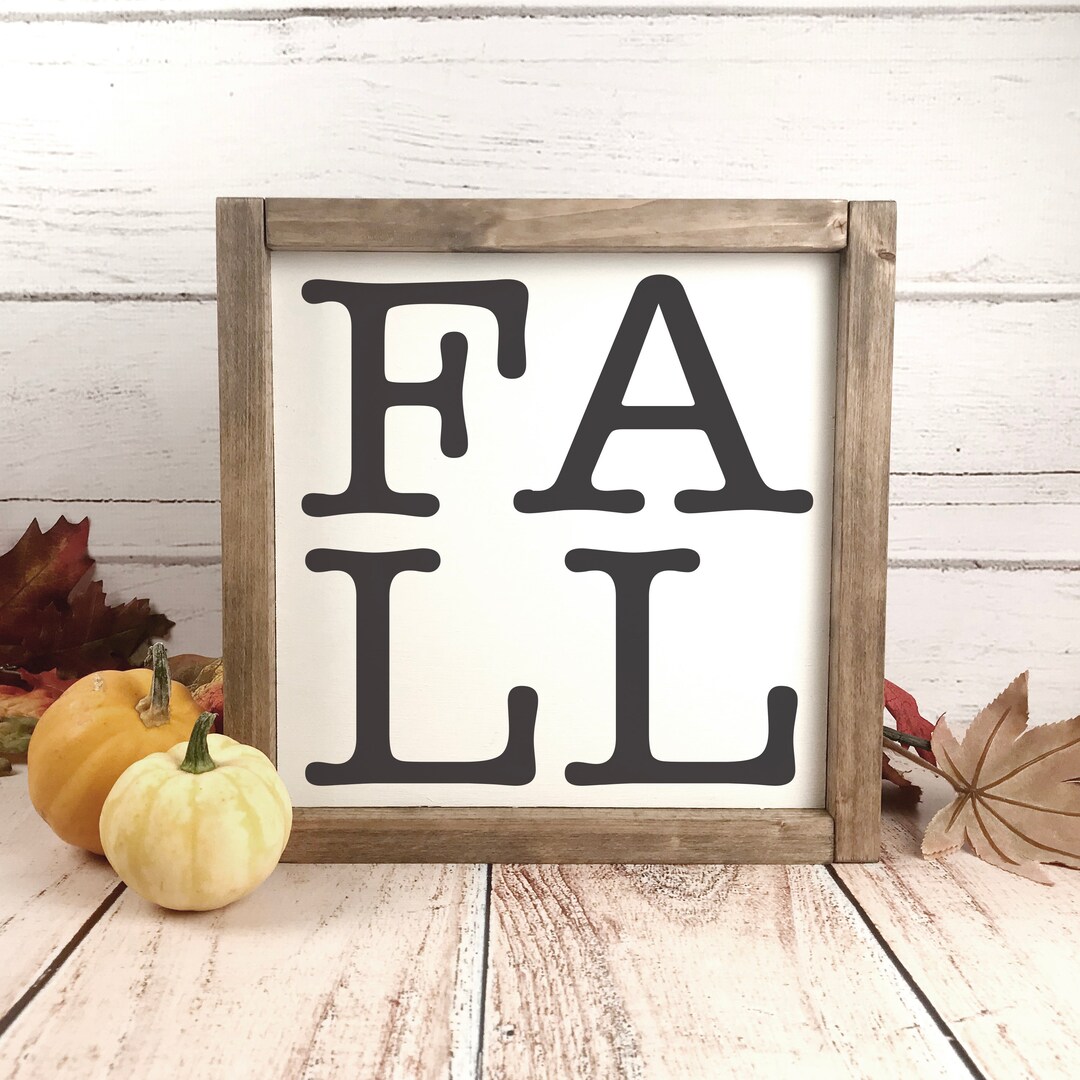 Fall Signs Wood Fall Decor Fall Farmhouse Signs Fall - Etsy