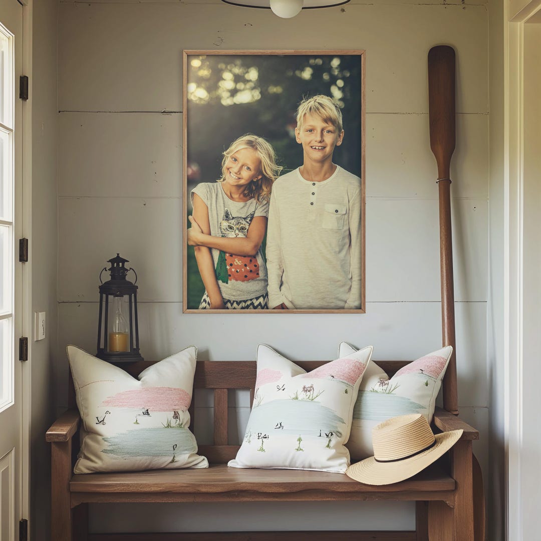 Wood Framed Print of Picture - Any Photo Print and Framing - Family ...