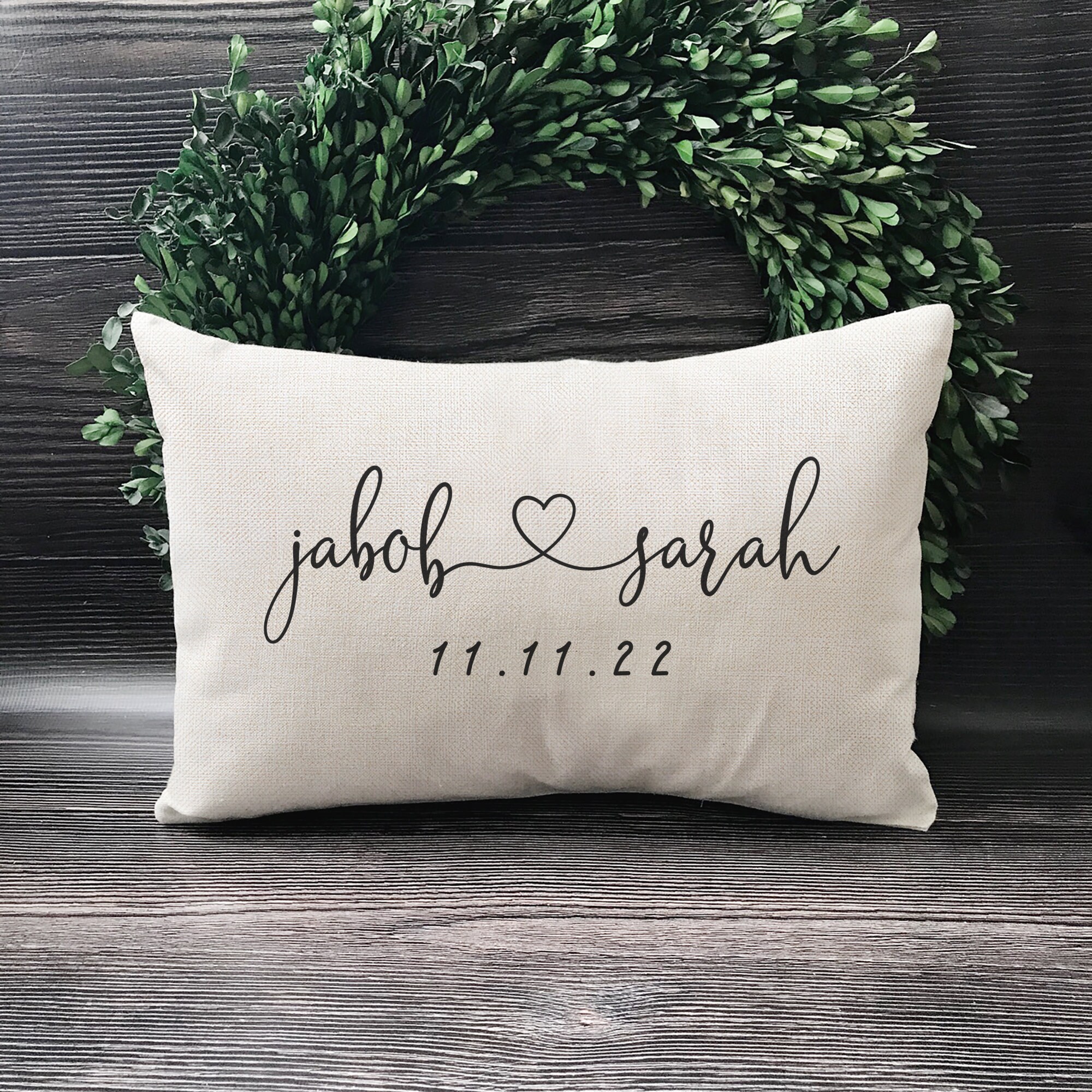 Personalized Wedding Gifts Pillow Cover Gift for Couples - Etsy