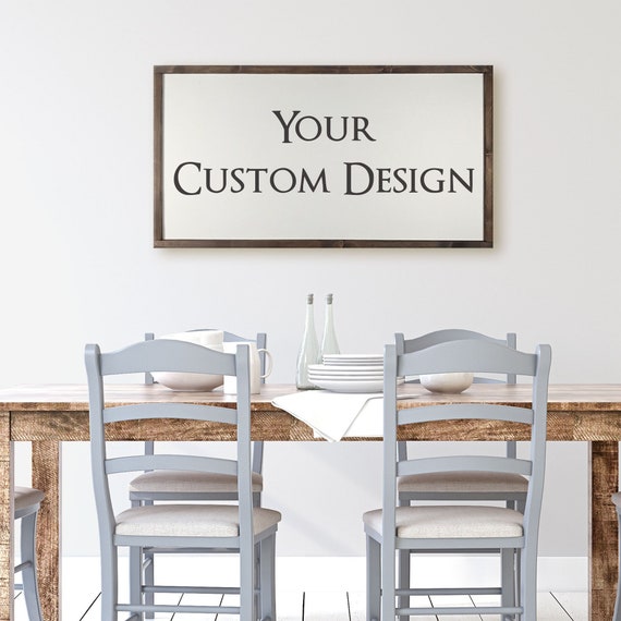 Your Custom Design Sign Custom Sign for Business Custom - Etsy