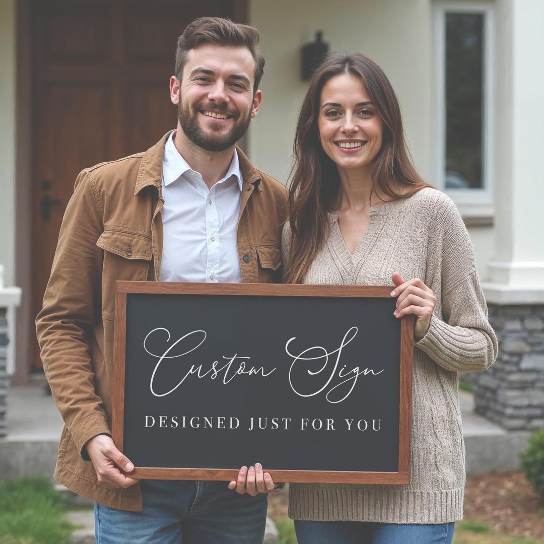 Personalized Sign Custom Design Sign Your Design Here Custom Sign Wood ...