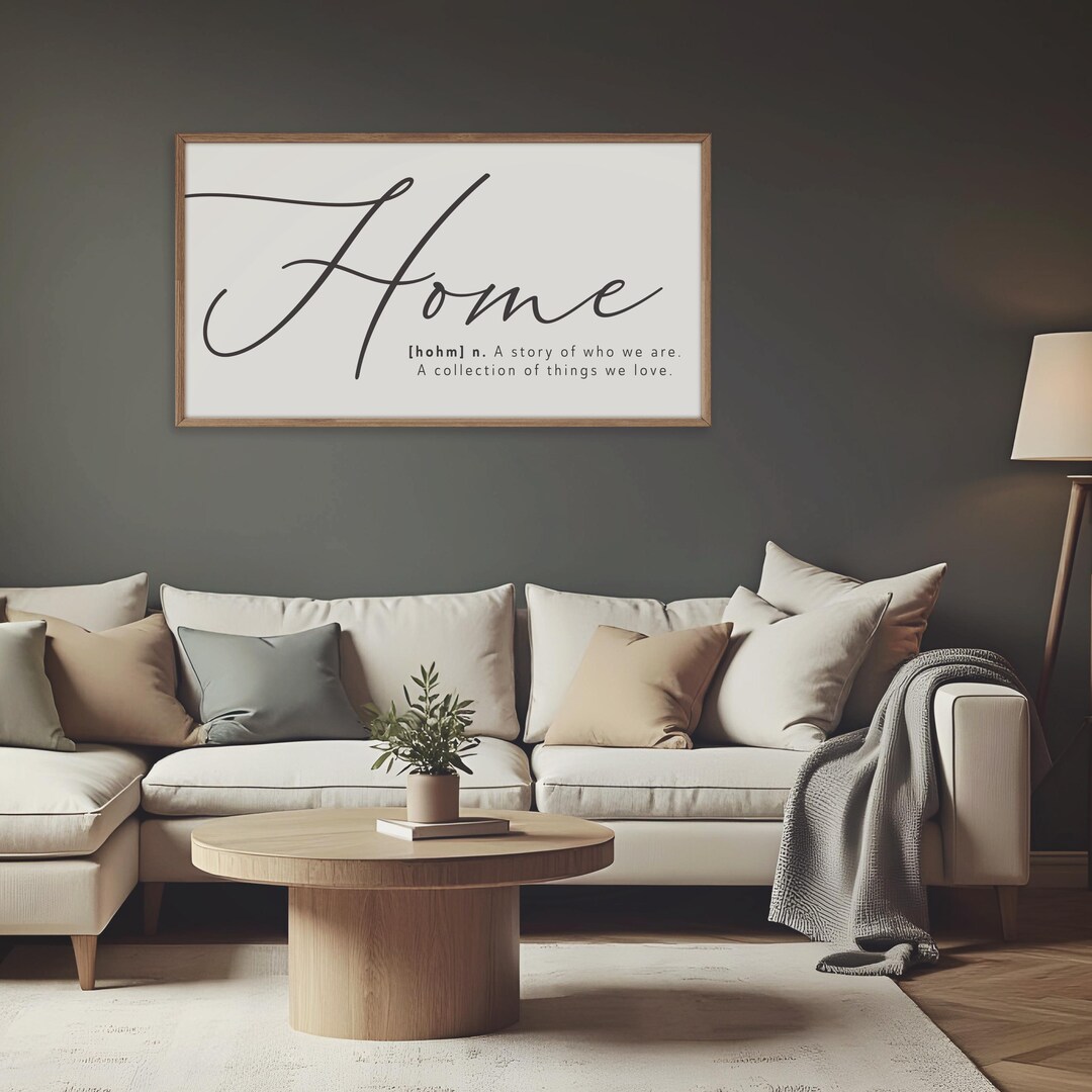 Home Definition Sign - Home A Story of Who We Are and A Collection of ...