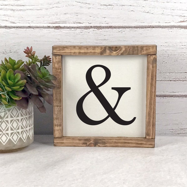 Ampersand Sign - Etsy
