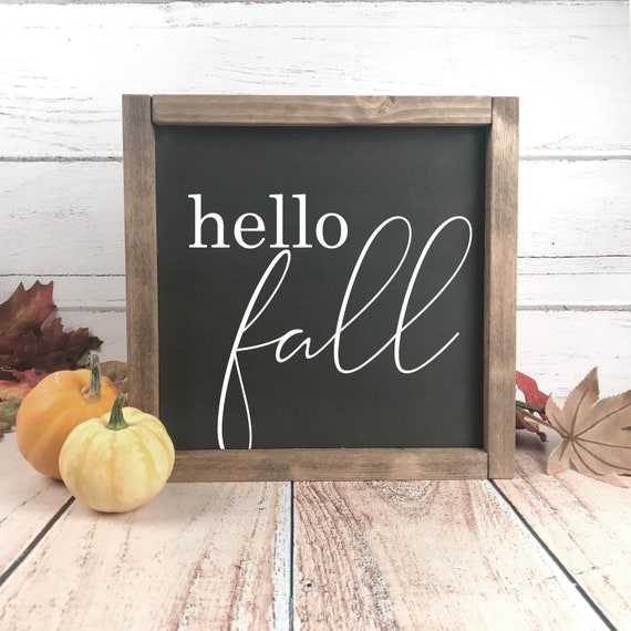 Wall Décor Farmhouse Fall Sign Fall Wall Decor Rustic Wood Signs Fall ...