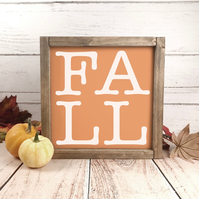 Fall Signs Wood Fall Decor Fall Farmhouse Signs Fall - Etsy
