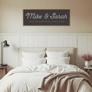 Custom Couples Name Sign | Personalized Wedding Gift for Couple - Etsy