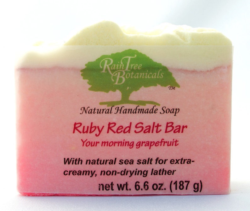 Ruby Red Sea Salt Spa Soap - Etsy