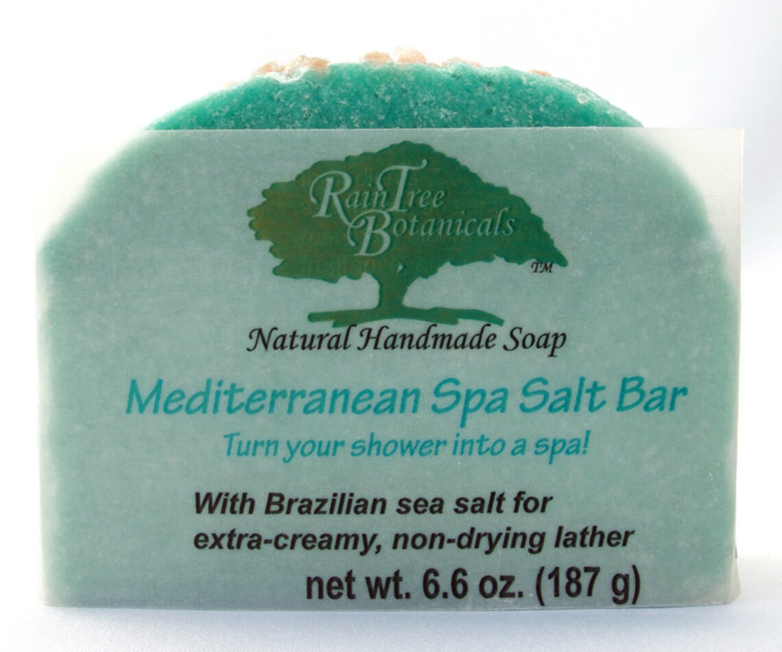 Salt Soap Mediterranean Spa Cold Process Sea Salt Soap - Etsy Canada