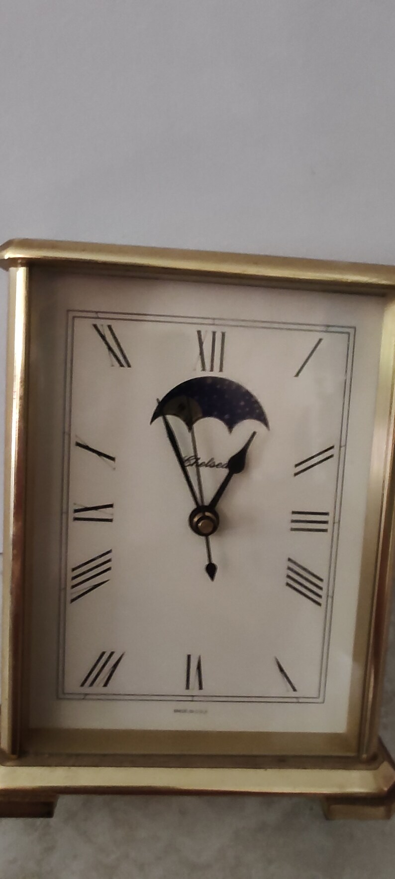 Vintage Chelsea Moon Phases Clock - Etsy