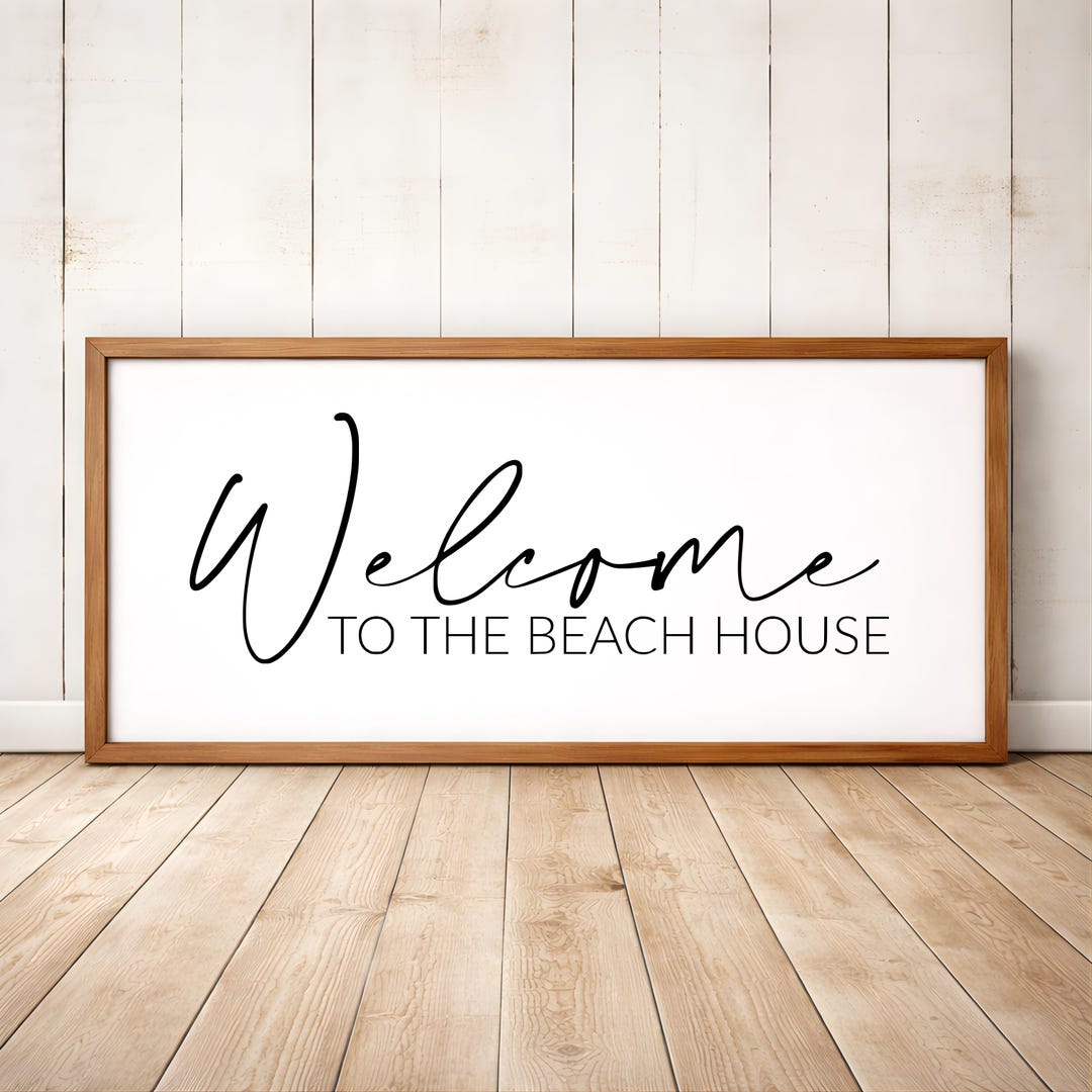 Welcome to the Beach House SVG PNG - Entryway Svg - Porch Svg - Coastal ...