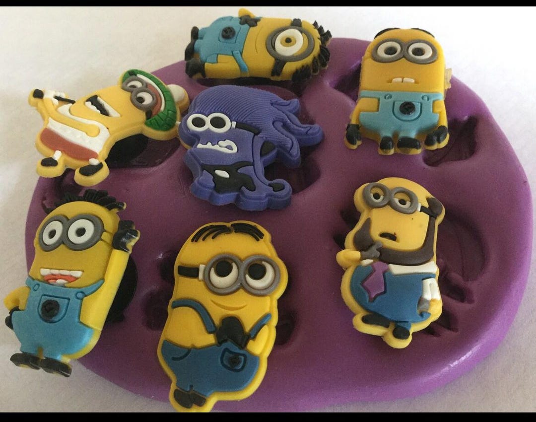 Minions Silicone Mould Mold Topper Cupcake Baking Crafts - Etsy