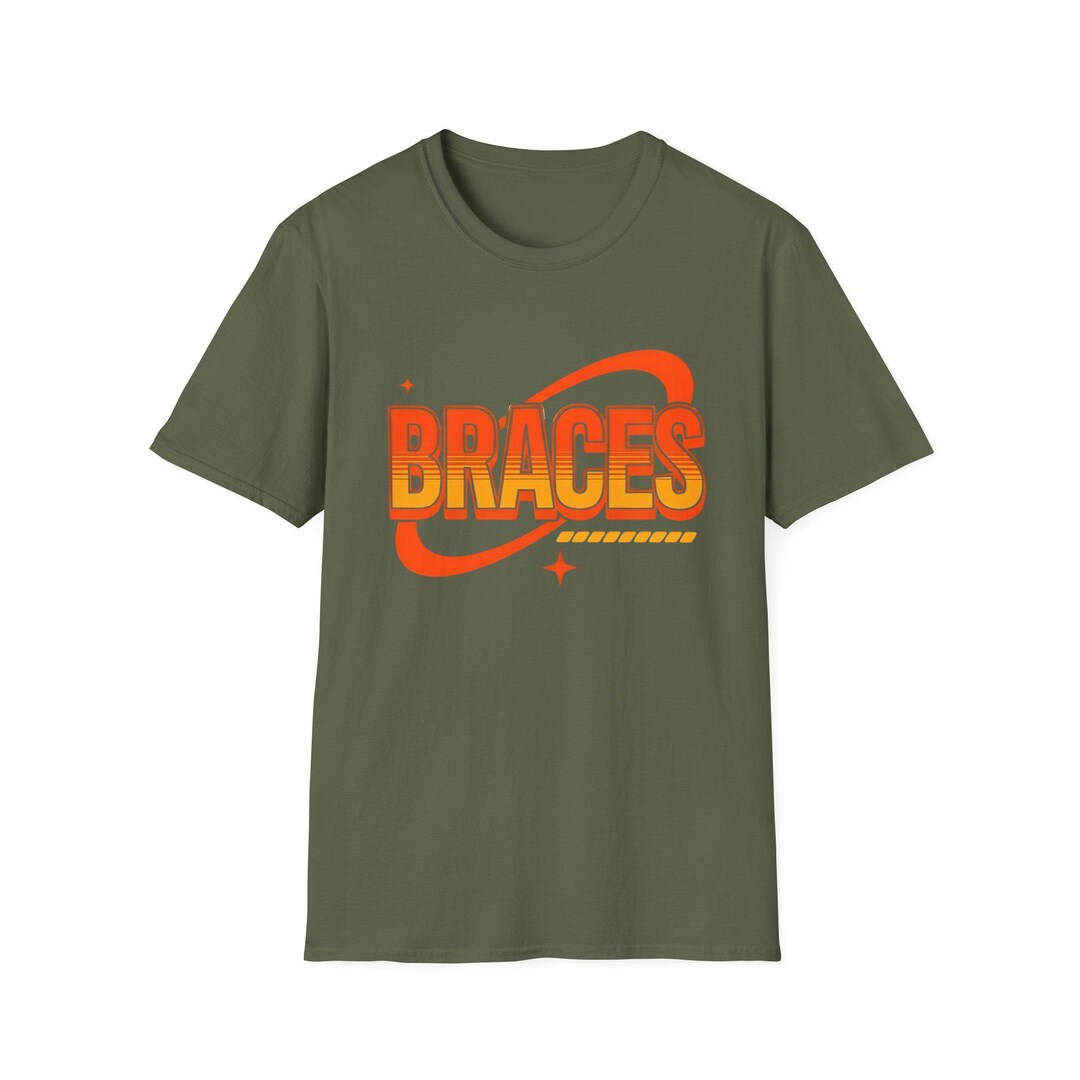Braces Retro Graphic T-shirt | Orthodontic Staff Shirt | Ortho Team ...