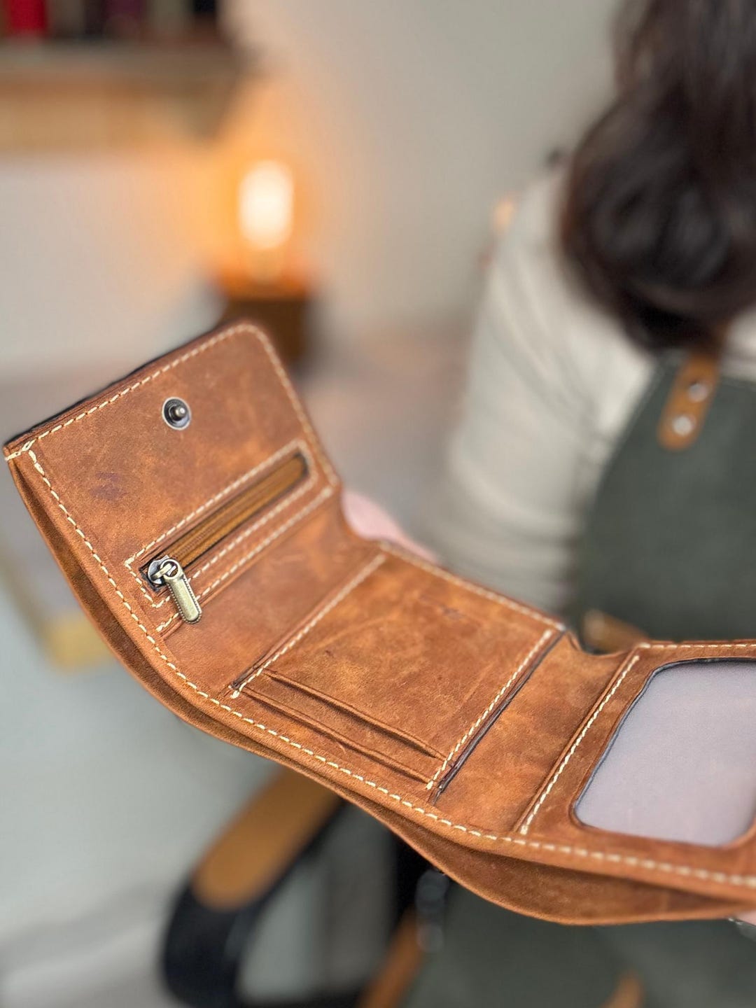 Bifold Leather Wallet PDF | Minimal Fold Design | Instant Download - Etsy