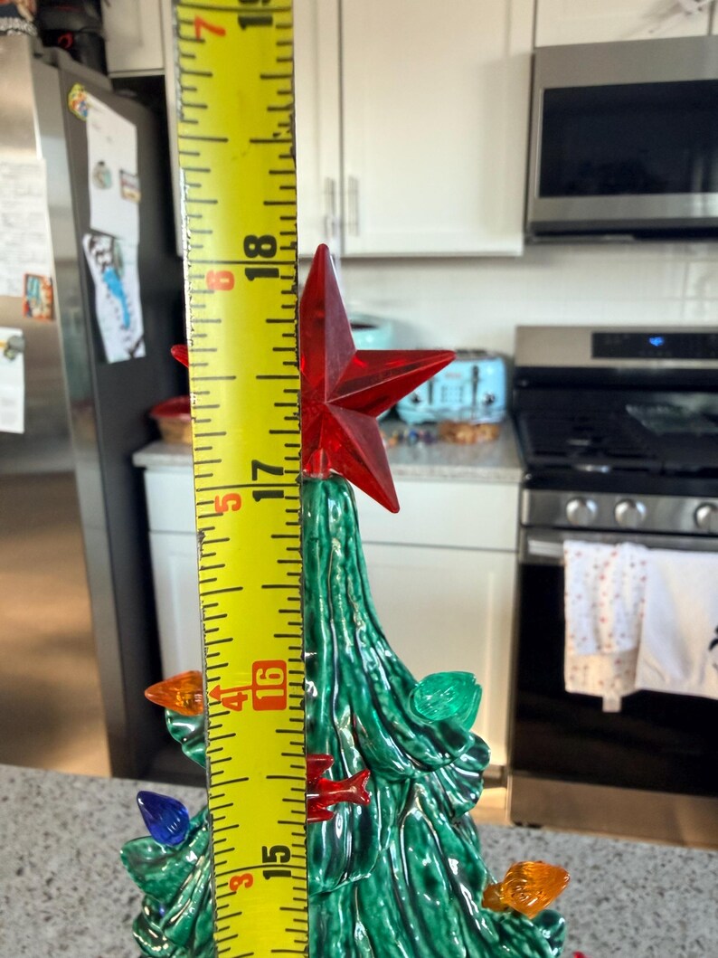 Vintage Nowells 18 Inch Ceramic Christmas Tree - Etsy