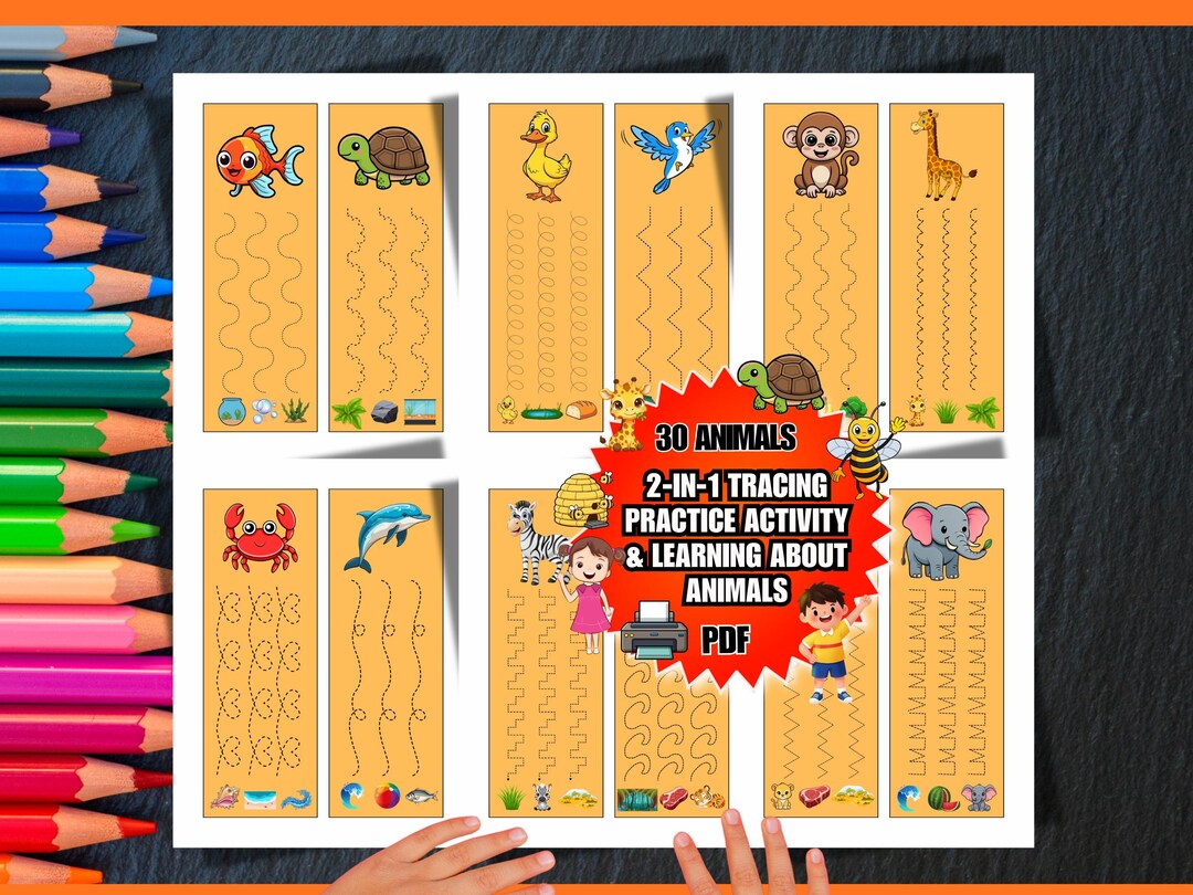 Printable Cards for Kids | Montessori Animal Flashcards PDF ...