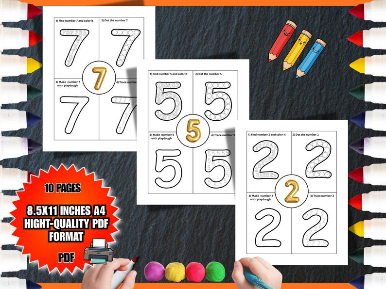 Numbers 1–10 Math Activities for Homeschool & Toddlers | Learning ...