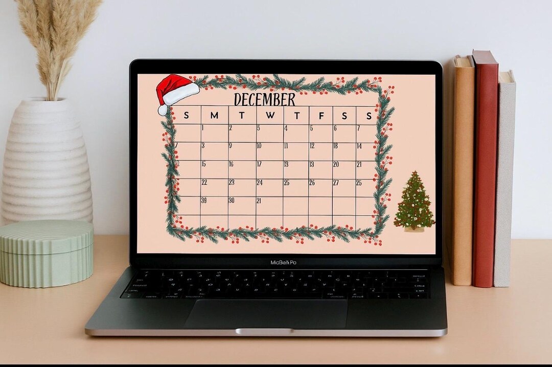 EDITABLE Christmas Calendar 2025 - Etsy Canada