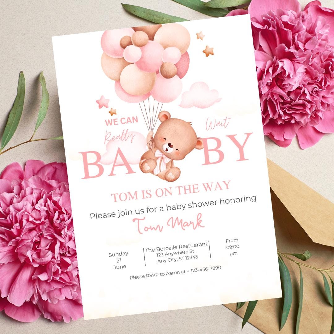 Editable Baby Shower Invitation Template Pack Gender Neutral Printable ...
