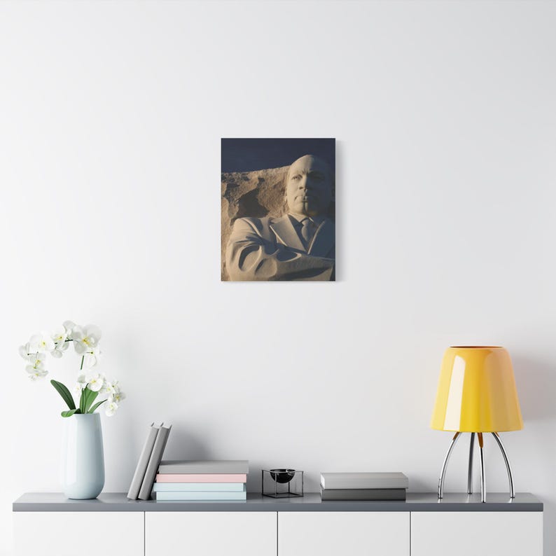 Martin Luther King Monument Portrait Canvas | Matte Stretched Wall Art ...
